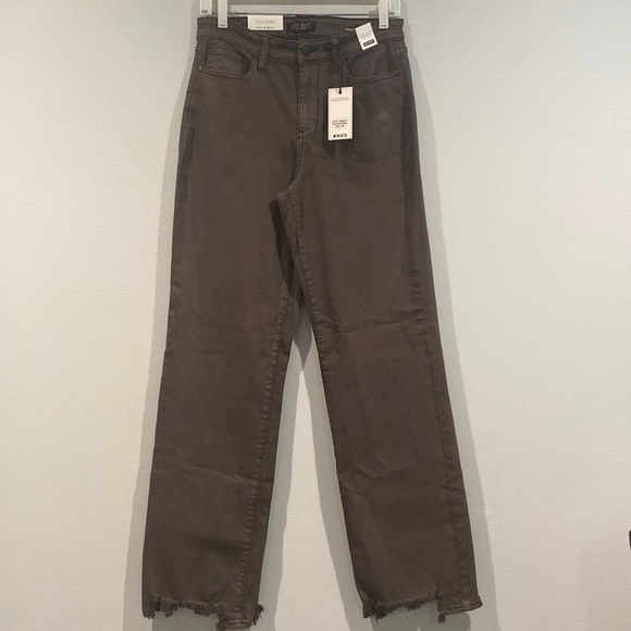 Judy Blue | Pants & Jumpsuits | Judy Blue Dark Brown Distressed ...
